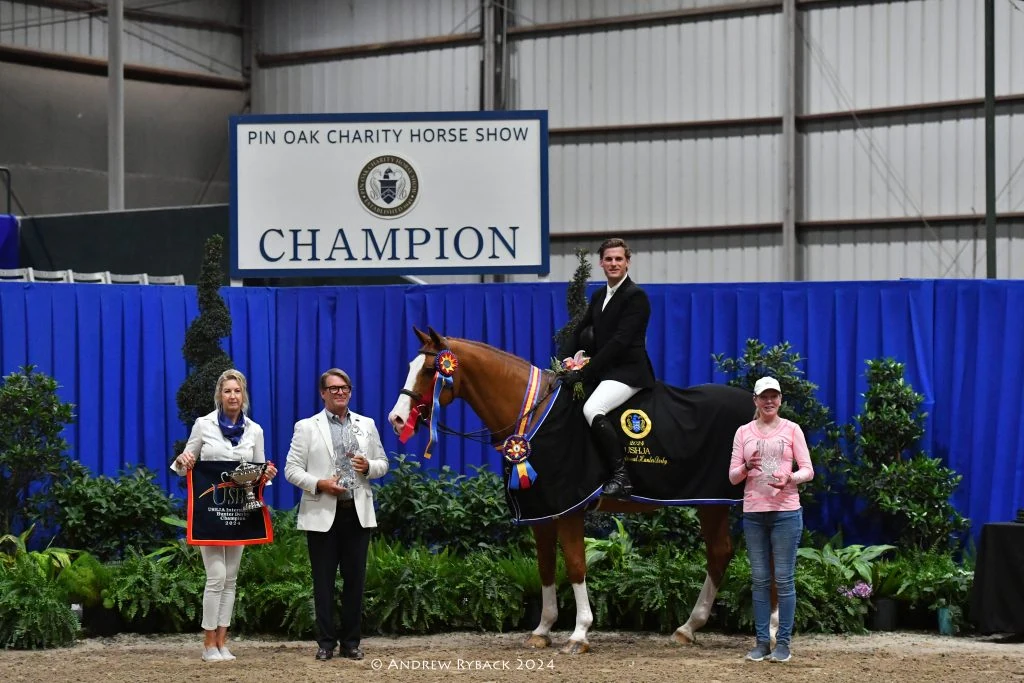 Jef Lauwers and Hallpass Conclude Pin Oak Charity Horse Show with ...